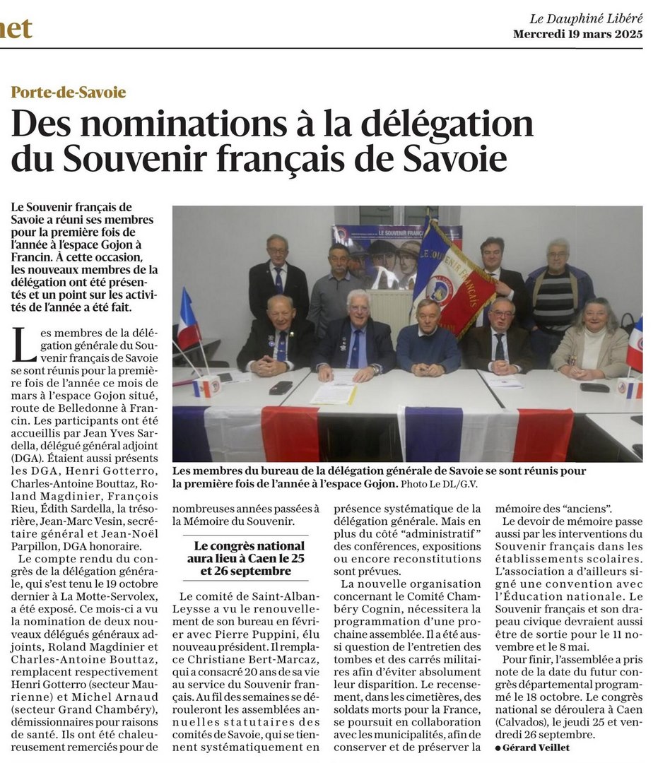 2025 - Réunion des présidents